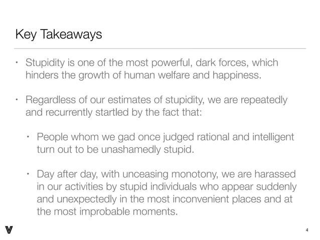 The Basic Laws of Human Stupidity - C.Cipolla | PDF | Law