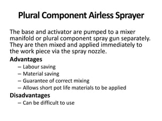 The Basic of Airless Spraying | PPTX