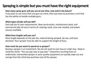 The Basic of Airless Spraying | PPTX