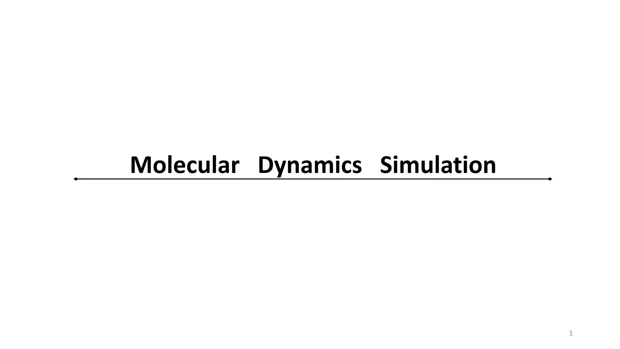The Basic Of Molecular Dynamics Simulation Pdf Chemistry Science