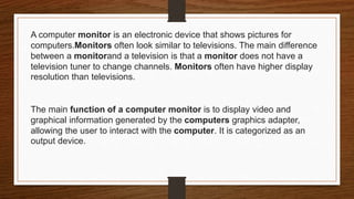 The basic parts of a computer by rhea aguado 10 ssc | PPTX