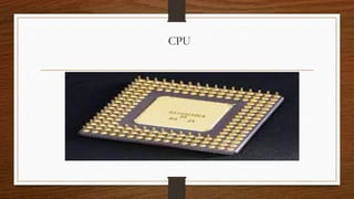 The basic parts of a computer by rhea aguado 10 ssc | PPTX