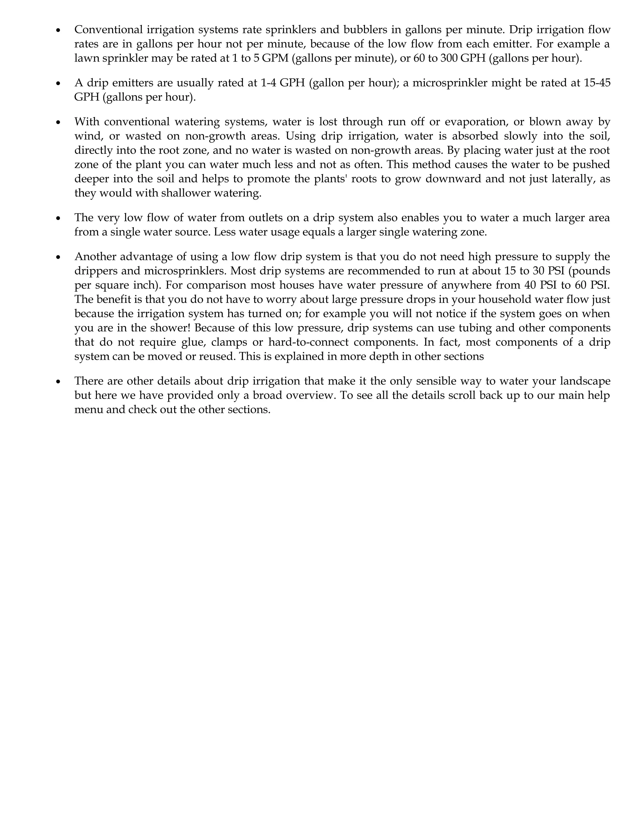 The basic parts of a drip system | DOC