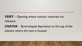 THE BASIC PARTS OF VOLCANO science 9.pptx