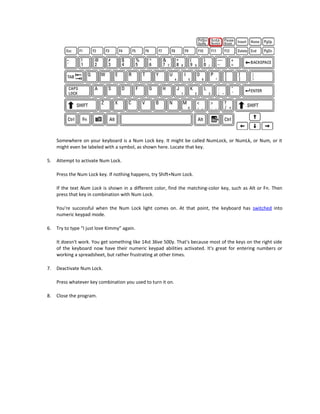 The basic pc keyboard | DOC