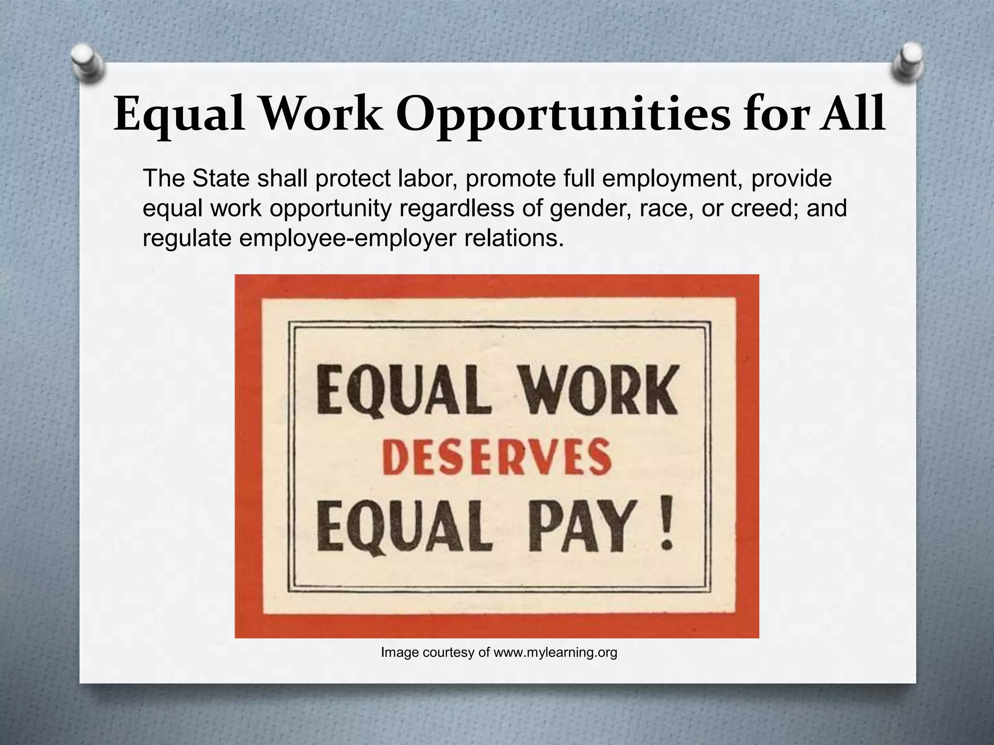 The Basic Rights of Employees | PPTX