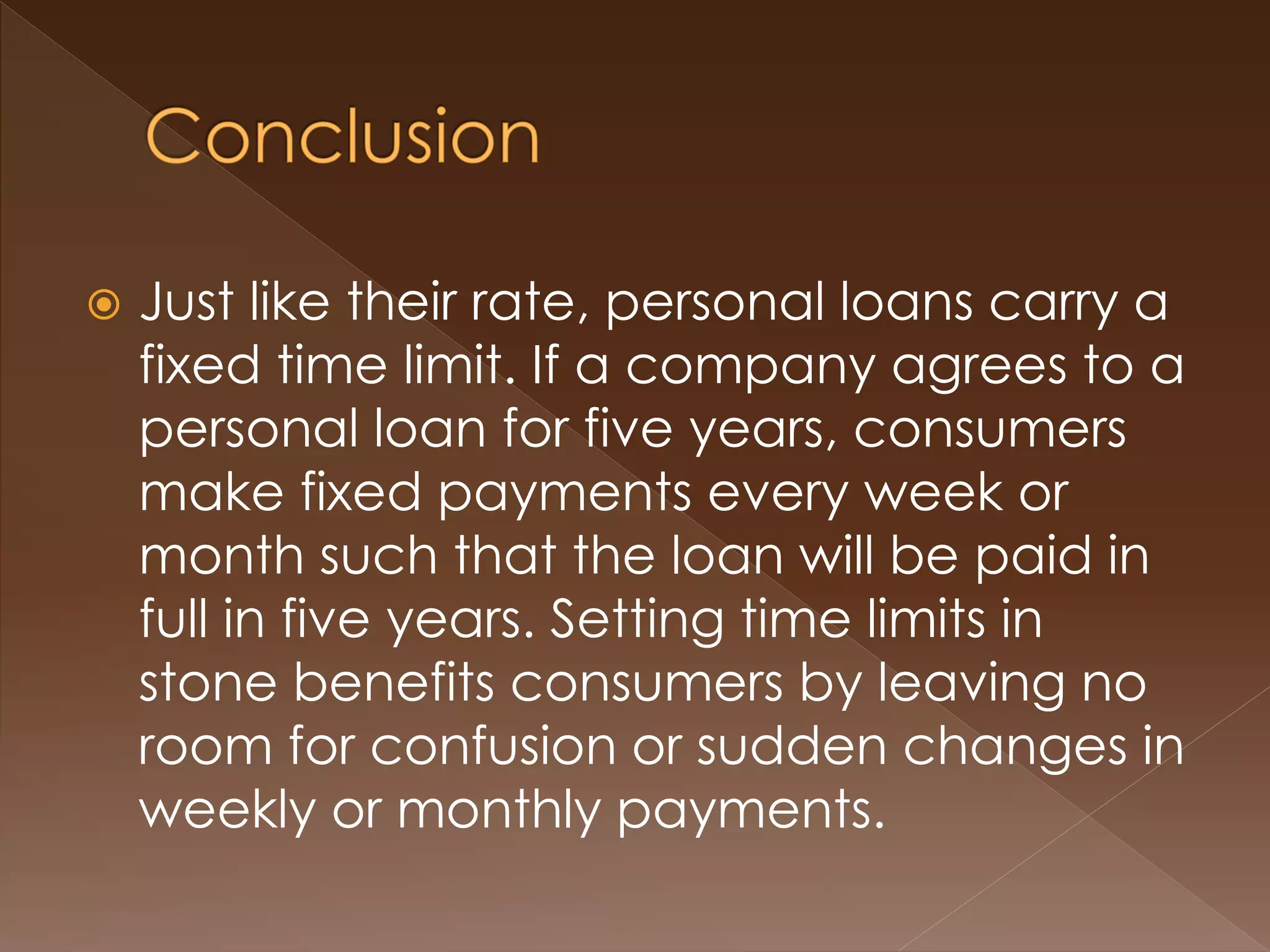 The Basics and Advantages of Personal Loans | PPT