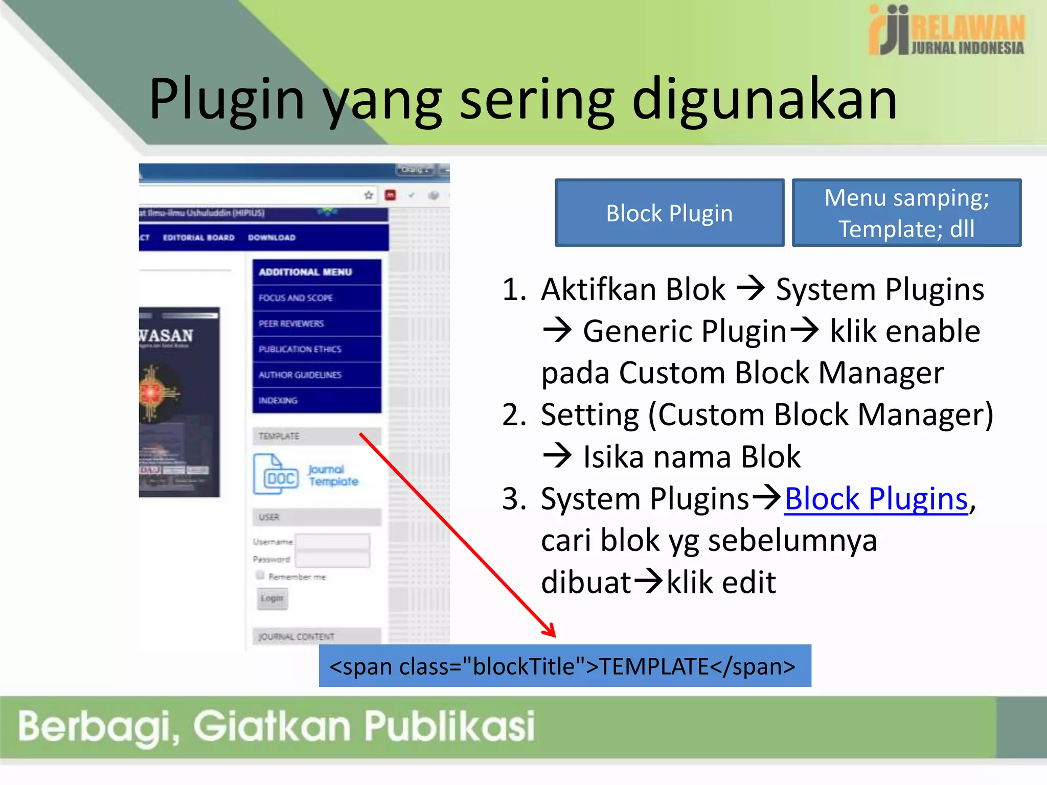 The basic setup for ojs versi 2 | PPTX