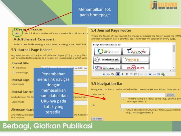 The basic setup for ojs versi 2 | PPT