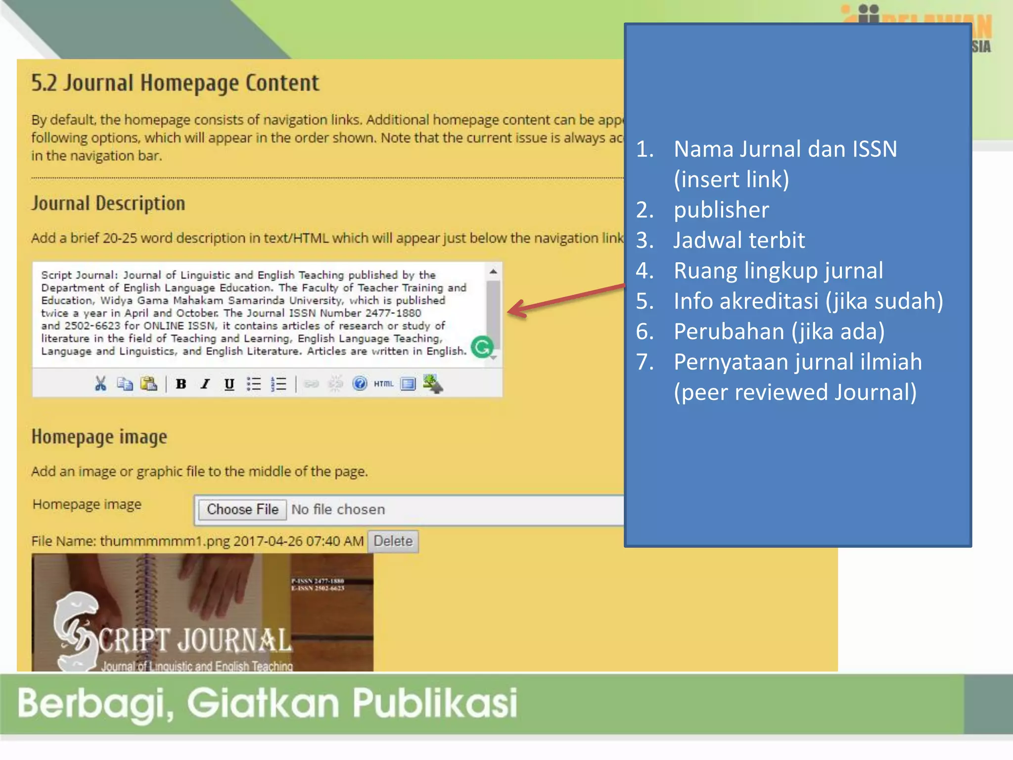 The Basic Setup for OJS 2 | PDF