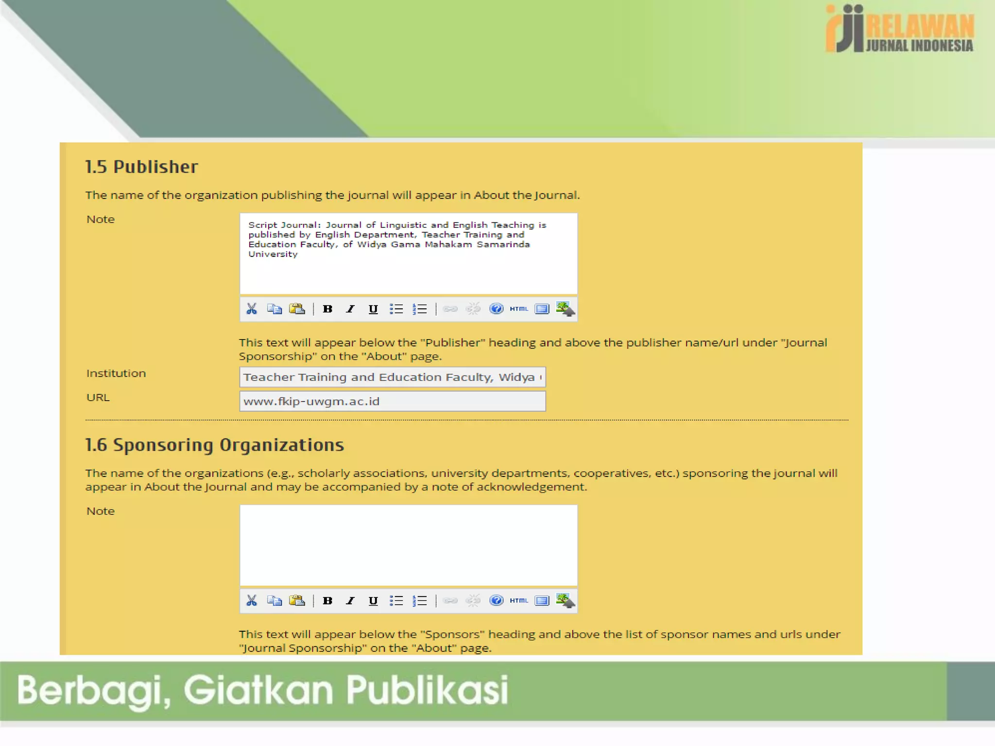 The Basic Setup for OJS 2 | PDF