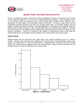 Production and Quality Tools: The Basic Seven Quality Tools | PDF