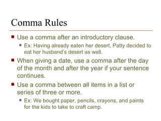 The Basics: Punctuation, Capitalization, and Numbers in Academic ...