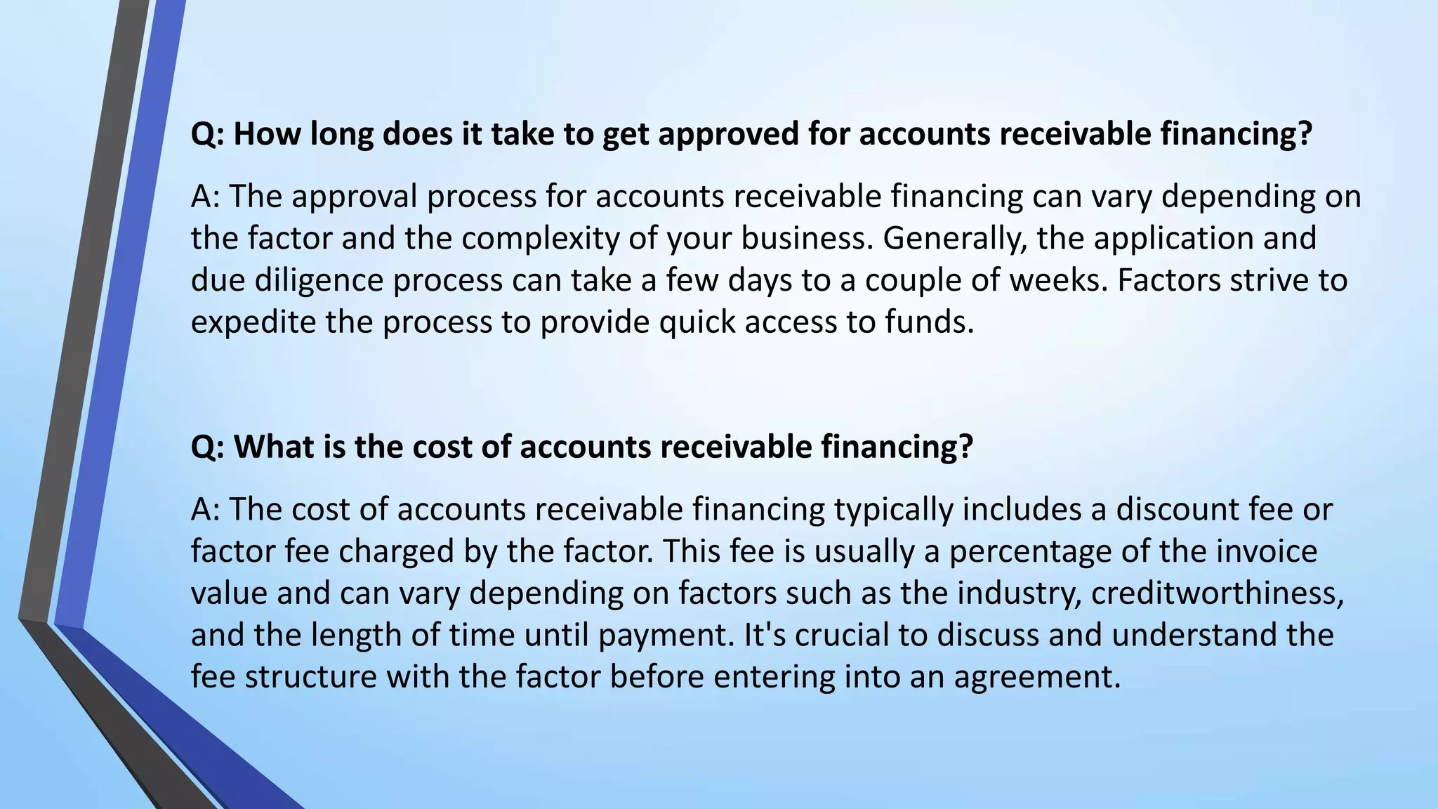The Basics of Accounts Receivable Financing: What You Need to Know | PPTX