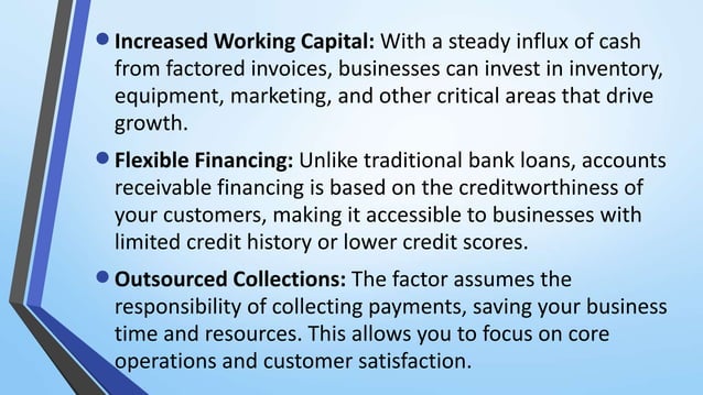 The Basics of Accounts Receivable Financing: What You Need to Know | PPTX
