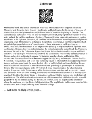 The Basics Of A Research Paper Format College Res | PDF