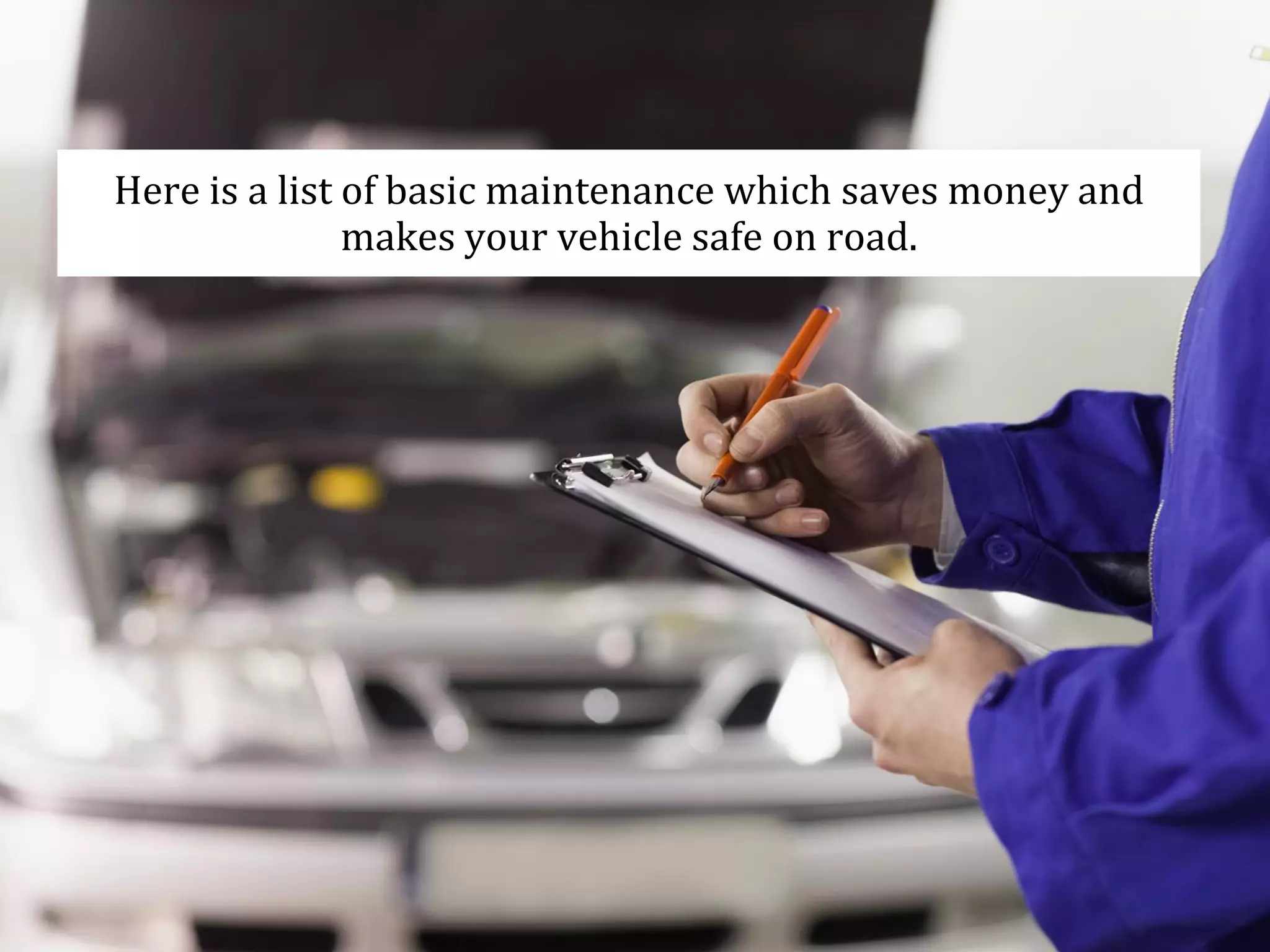 The Basics Of Car Maintenance | PDF