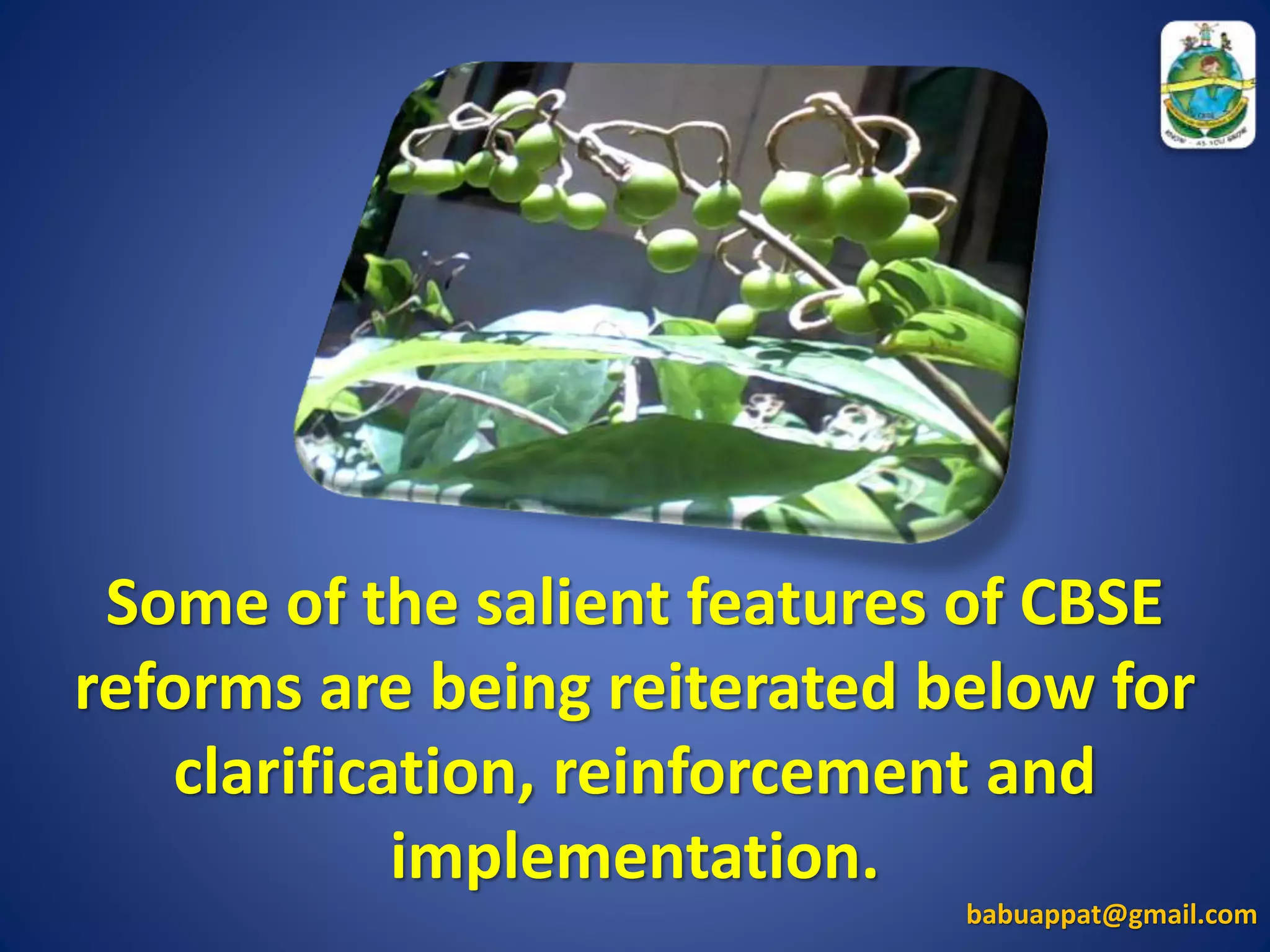 The basics of cbse cce and grading system | PPT