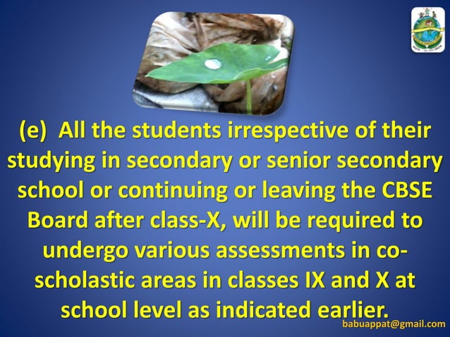 The basics of cbse cce and grading system | PPT