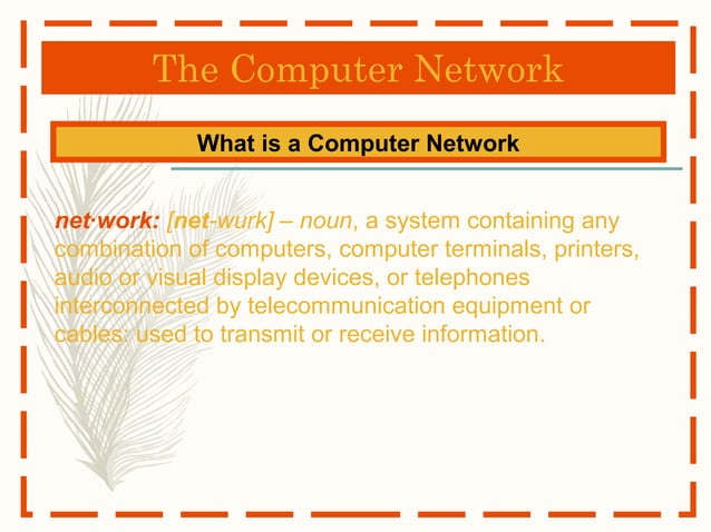 The basics of computer networking | PPT