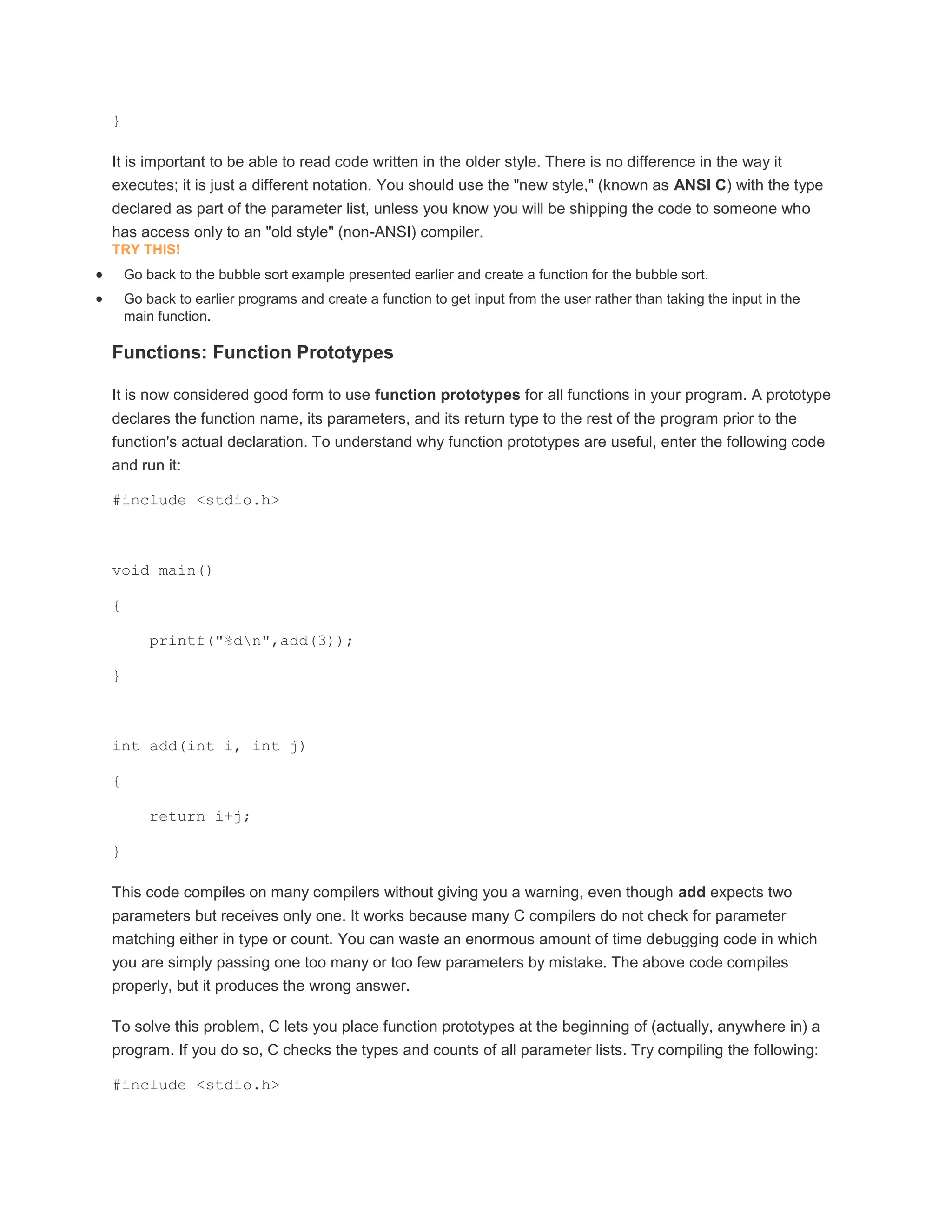 The Basics Of C Programming Docx Programming Languages Computing