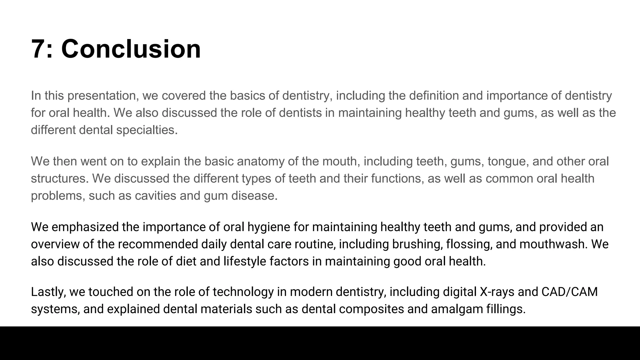 The Basics of Dentistry | PPTX