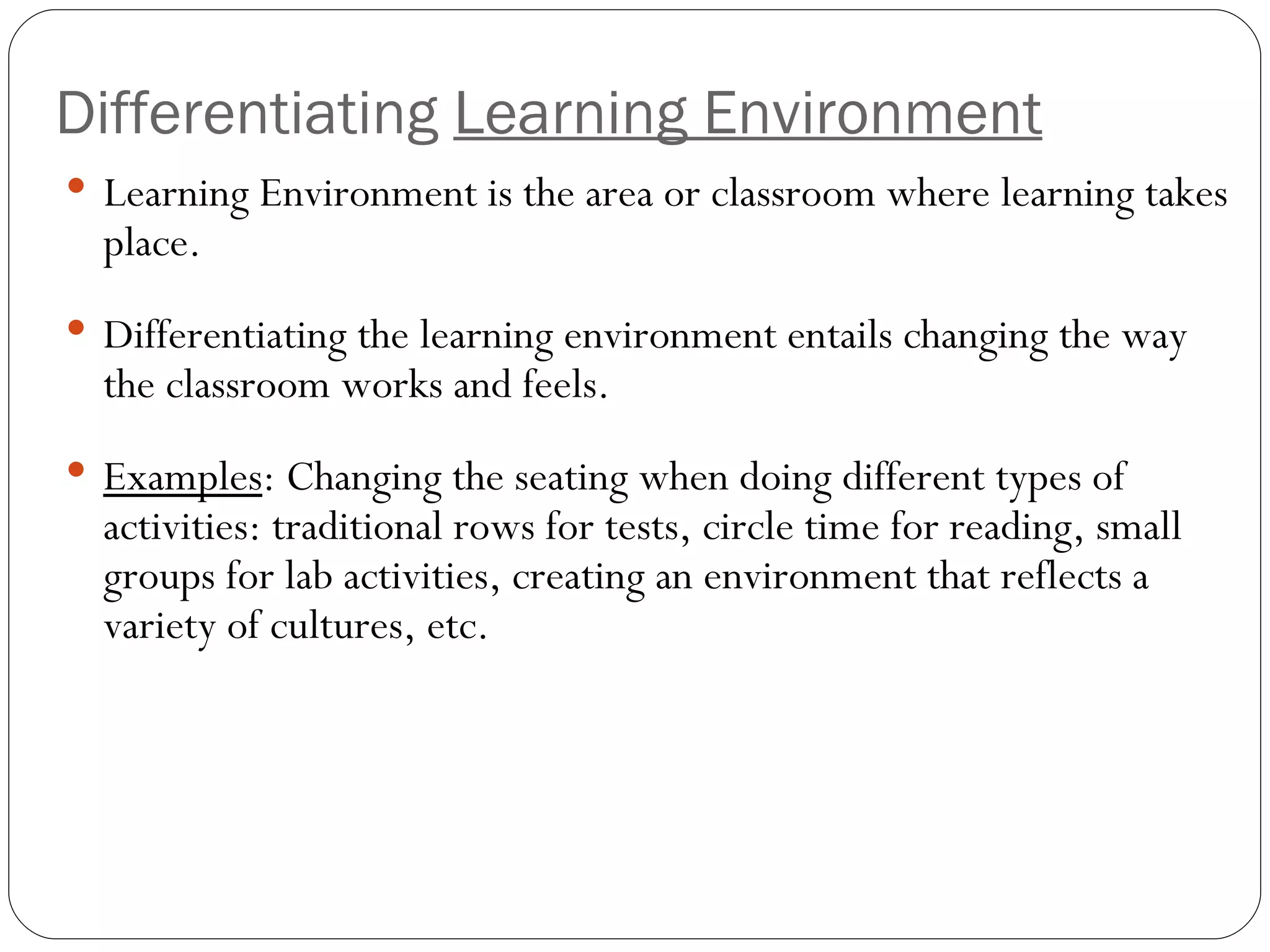 The Basics of Differentiating | PPT