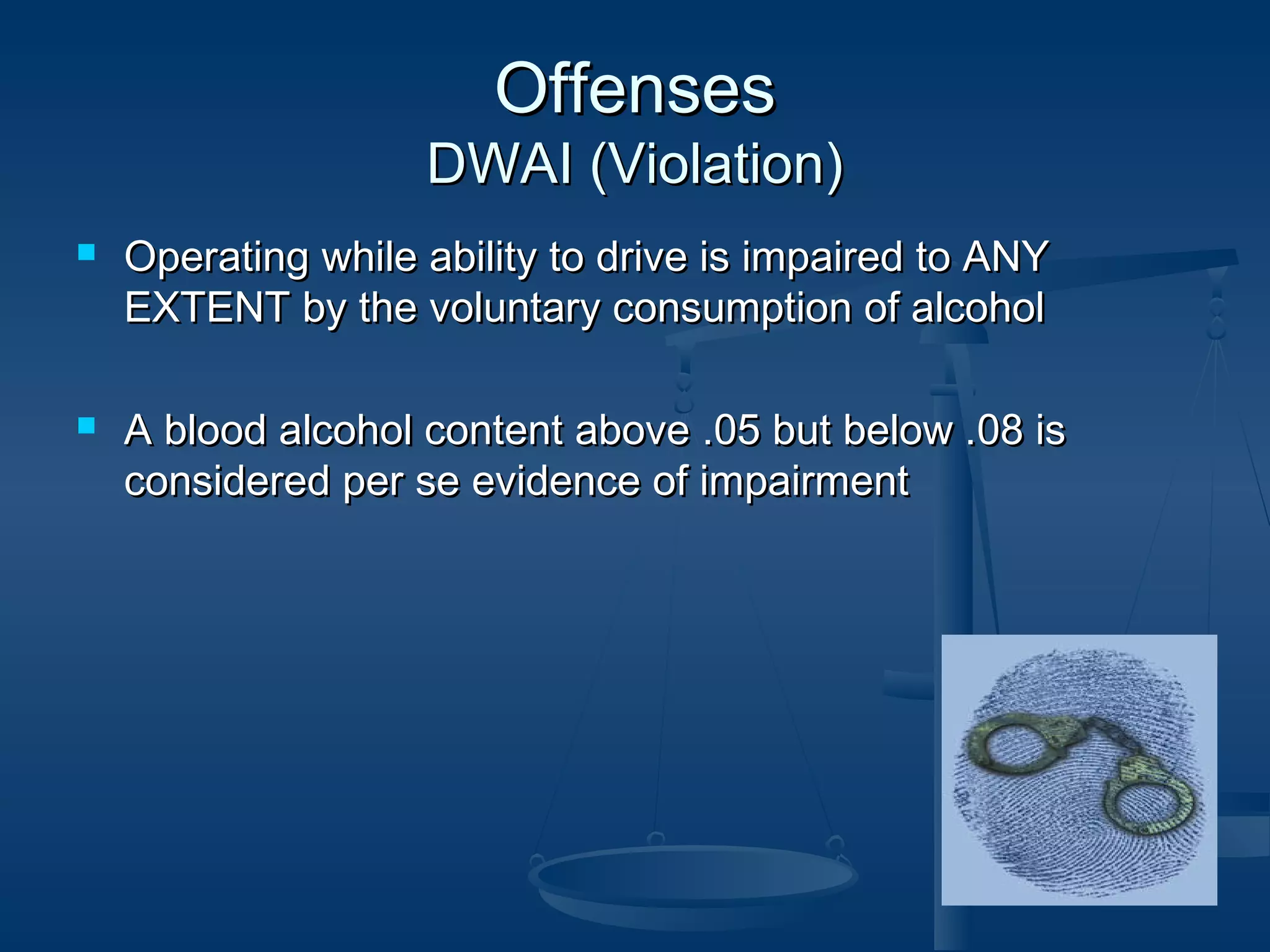 Basics of a New York DWI Defense | PPT