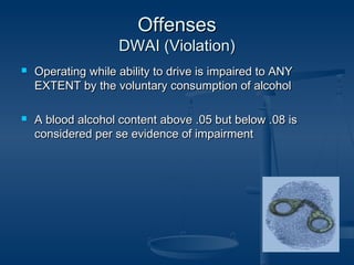Basics of a New York DWI Defense | PPT