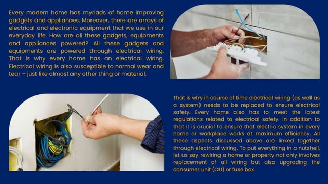 The Basics of Electrical Rewire – The Cost and The Days Factors | PPT