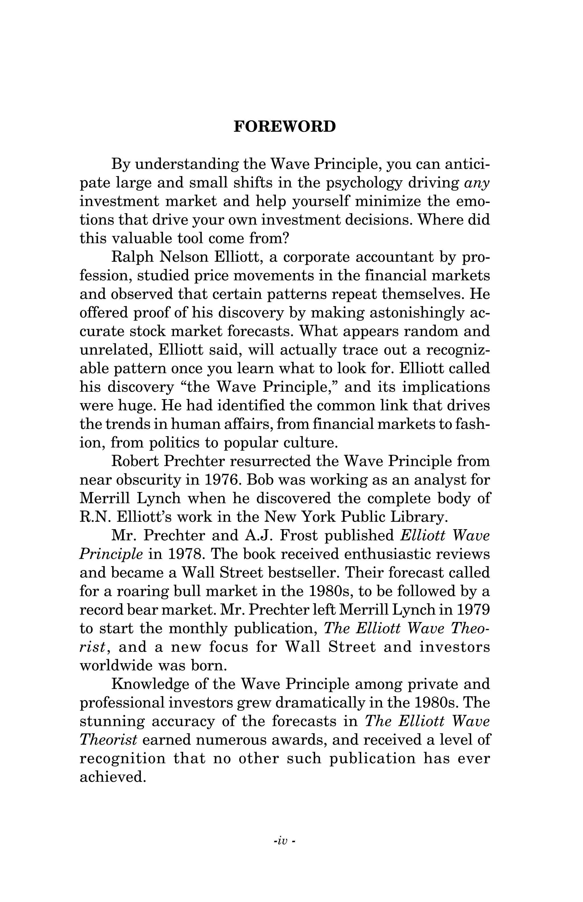 The Basics Of Elliot Wave Principle - Robert R Prechter.pdf