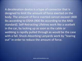 The basics of fall protection | PPT