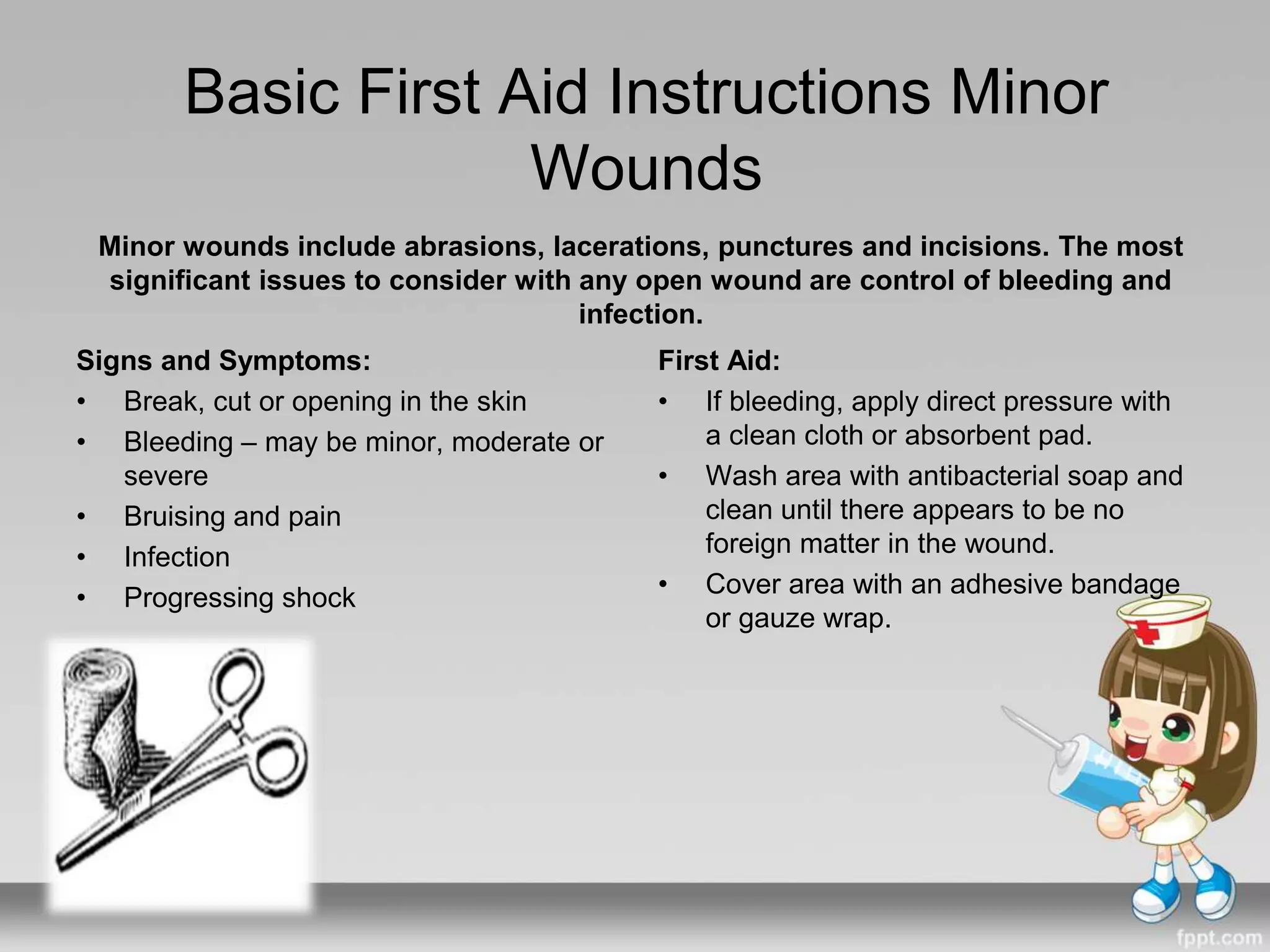The basics of first aid | PPT