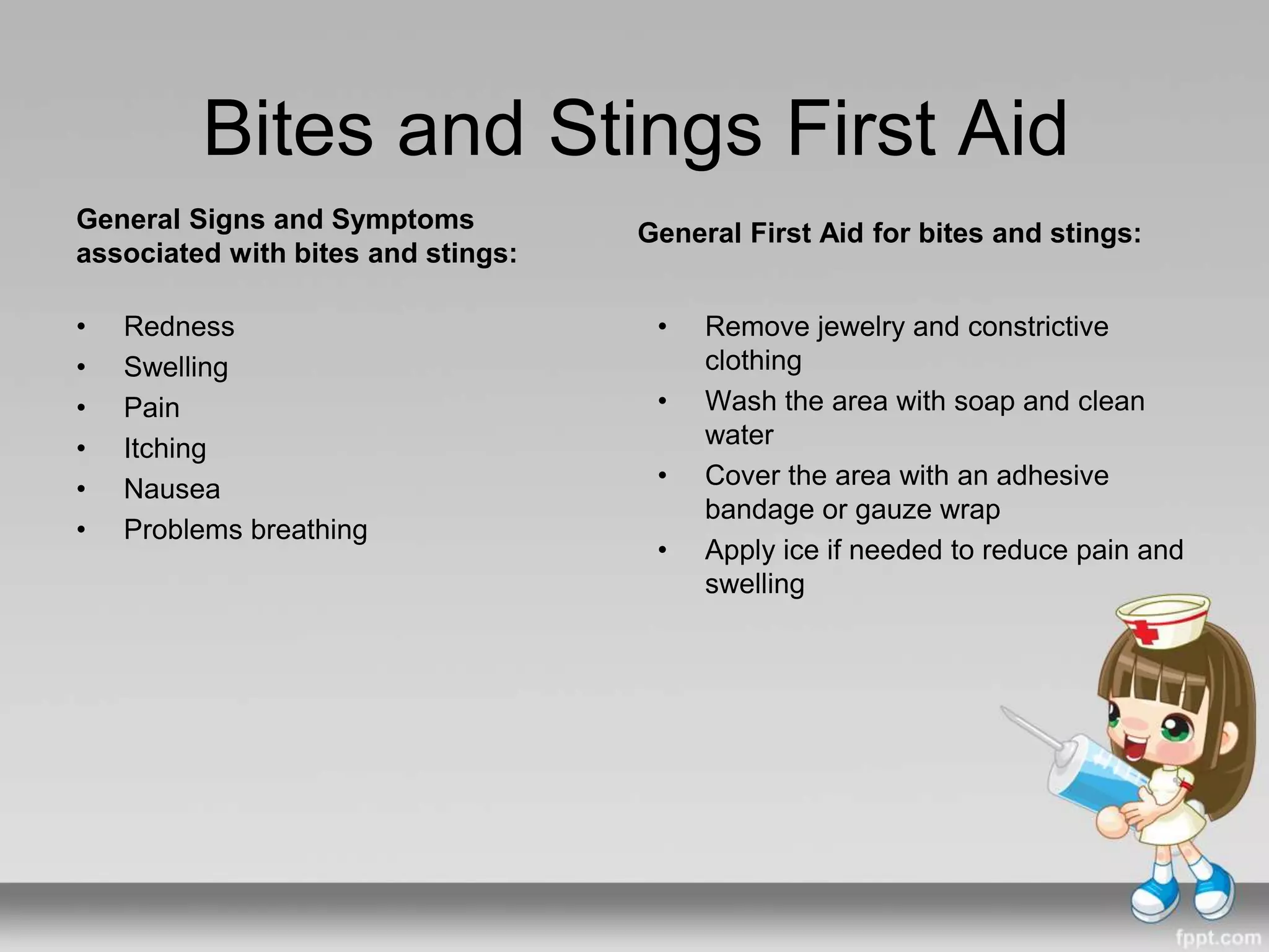The basics of first aid | PPT