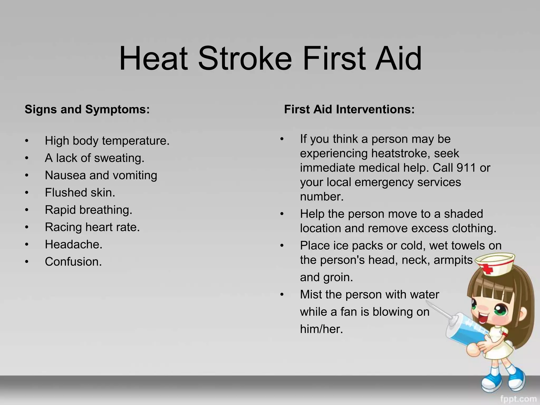 The basics of first aid | PPT