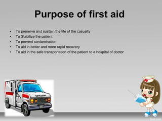 The basics of first aid | PPT