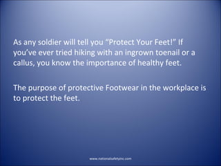 The basics of foot protection | PPT