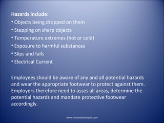 The basics of foot protection | PPT