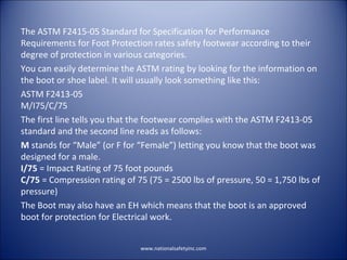 The basics of foot protection | PPT