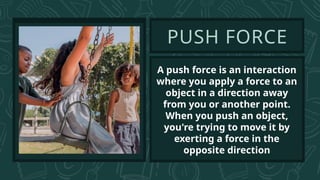The Basics of Force and Motion Educational Presentation in Green and ...
