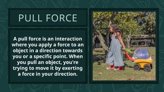 The Basics of Force and Motion Educational Presentation in Green and ...