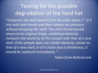 The basics of head protection | PPT