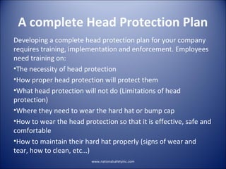 The basics of head protection | PPT