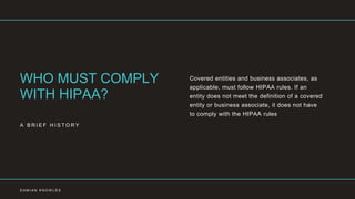 The Basics of HIPAA | PPTX