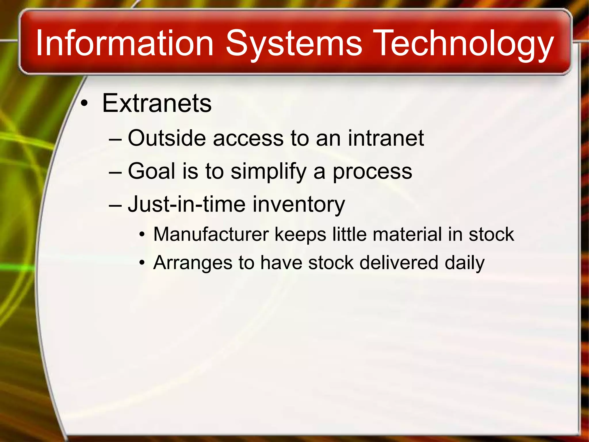 The basics of information systems | PPT