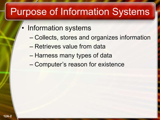 The basics of information systems | PPT
