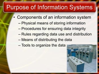 The basics of information systems | PPT