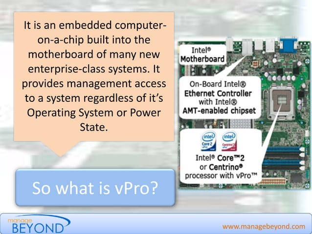 The Basics of Intel vPro | PPT