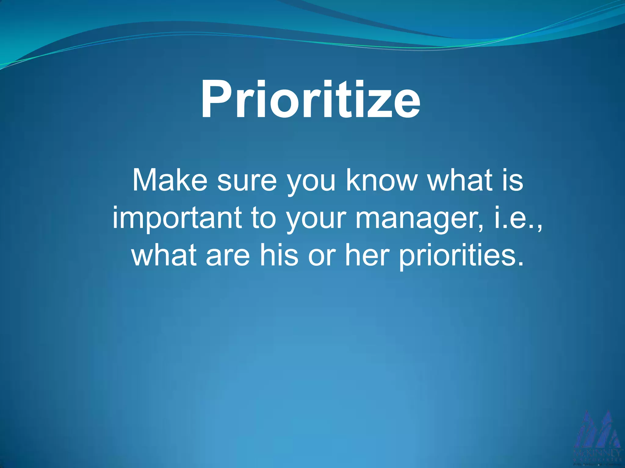 The Basics of Managing Up | PPTX