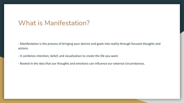 The Basics of Manifestation-A Presentation.pdf | Spirituality ...